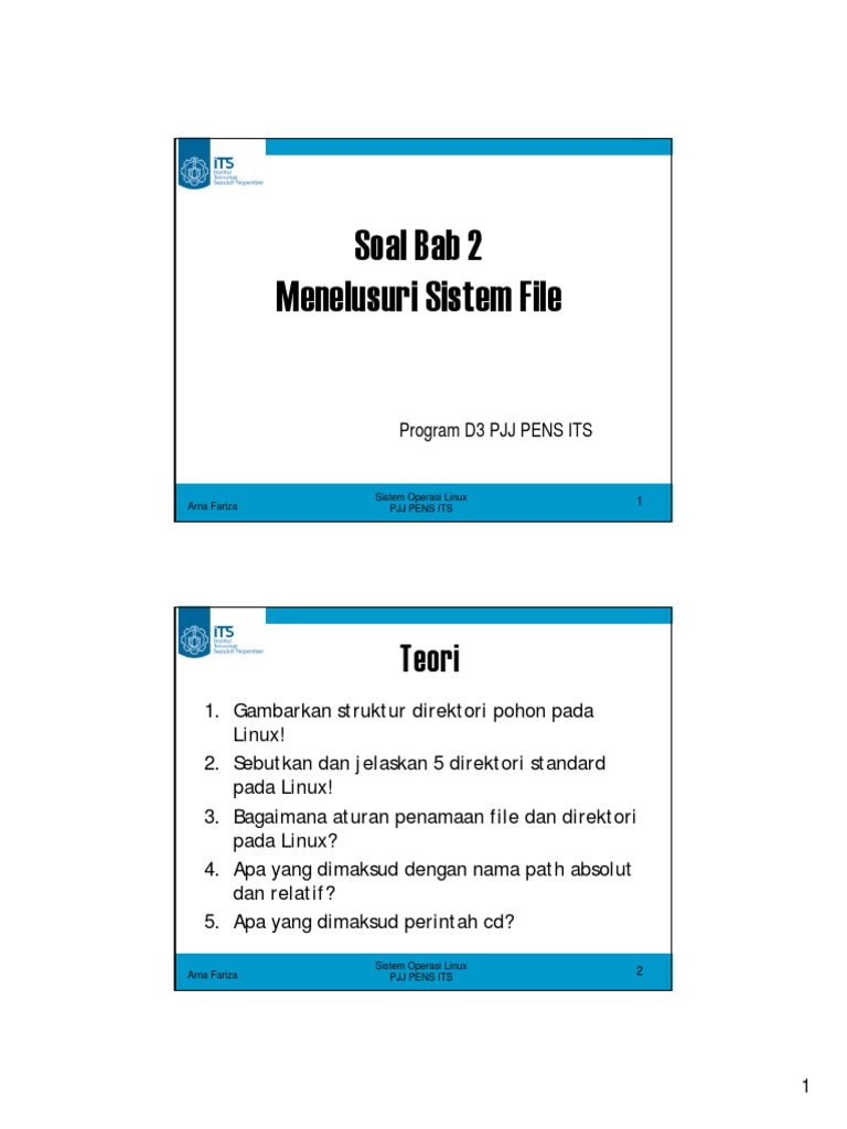 Pengenalan Dan Perintah Dasar Linux | PDF | Komputer Pengenalan Dan Perintah Dasar Linux | PDF | Komputer
