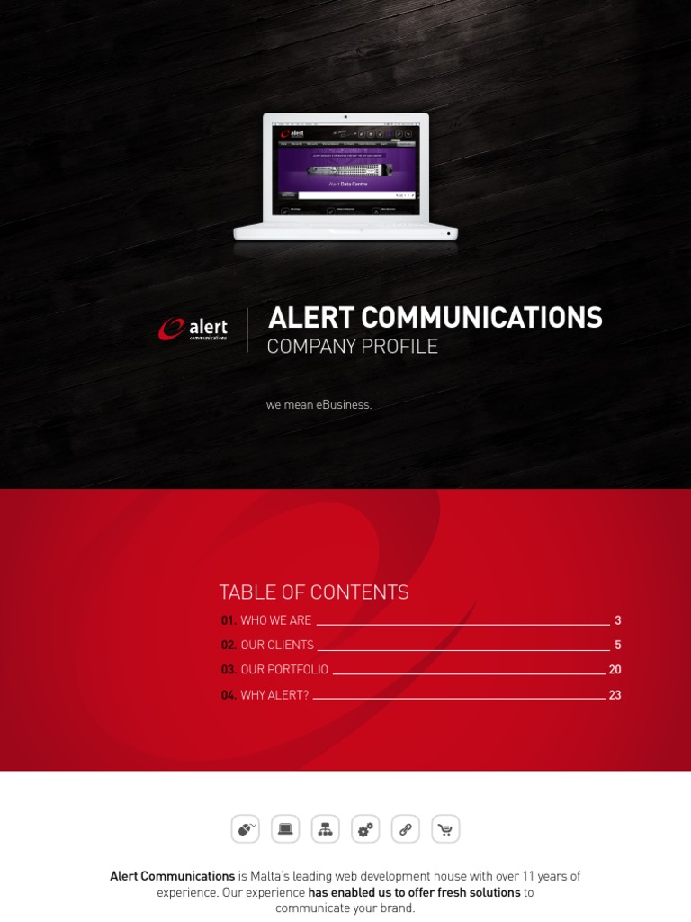 Alert Communications Corporate Profile | PDF | World Wide Web ...