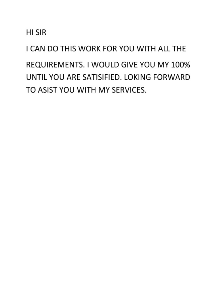 Hi Sir | PDF