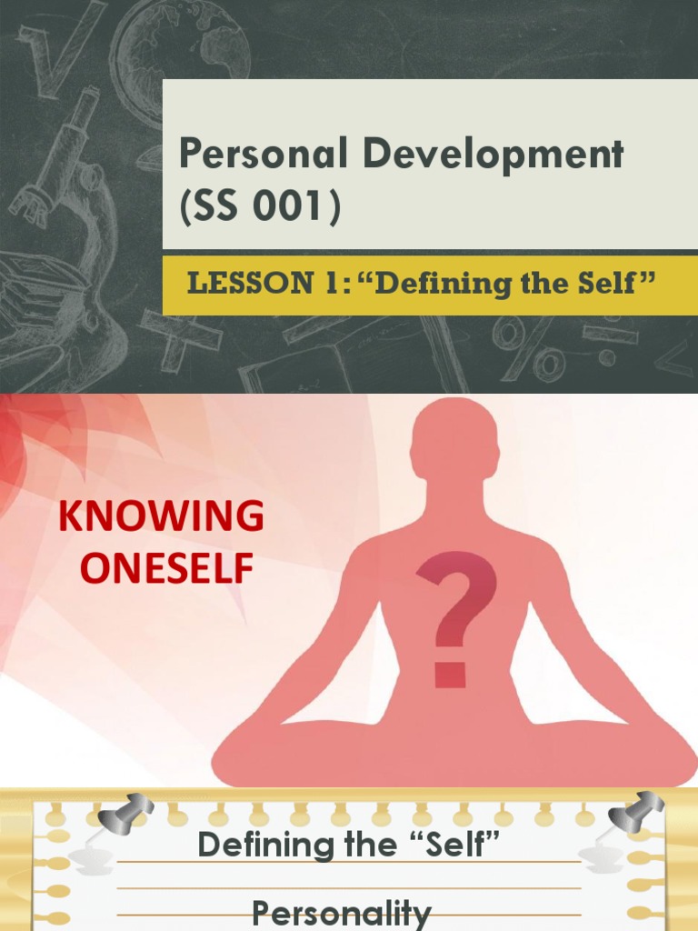 Lesson 2 Defining Self | PDF | Ātman (Hinduism) | Self
