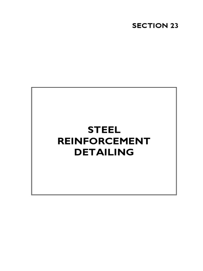 Reinforcement Pdf Building Engineering Structural Engineering