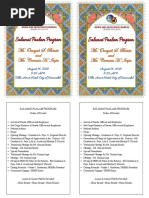 Oath Taking and Turn Over Ceremonies Program | PDF | Elections