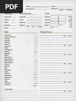 Robotech Character Sheets | PDF | Military Technology