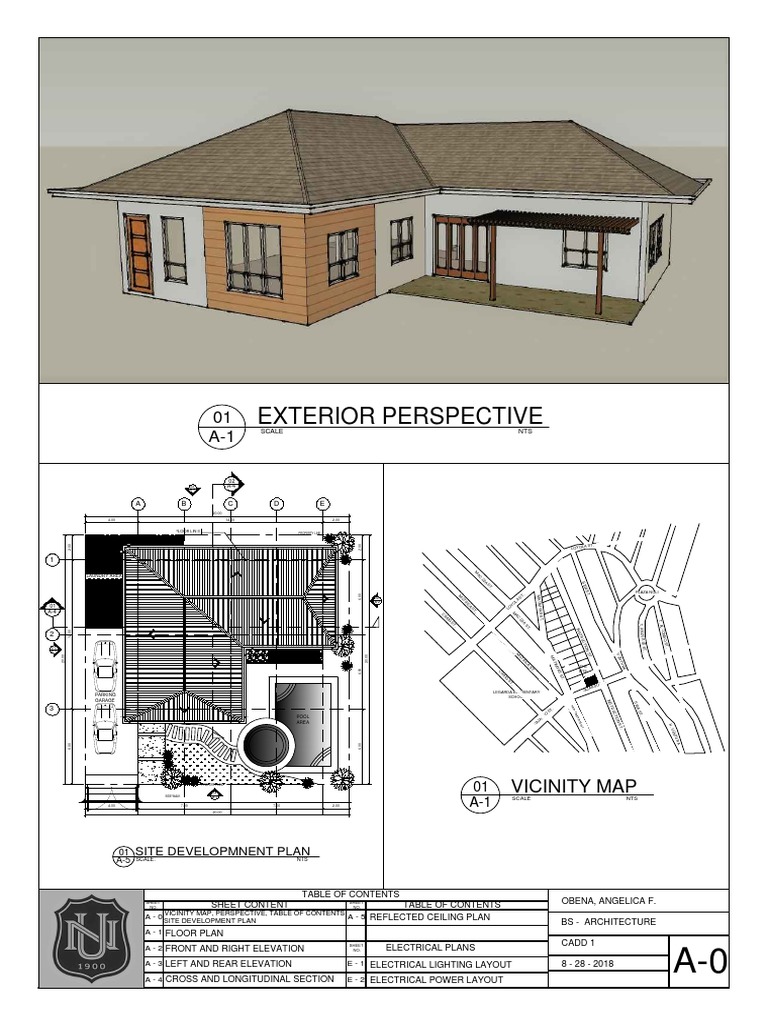 Exterior Perspective: Vicinity Map | PDF