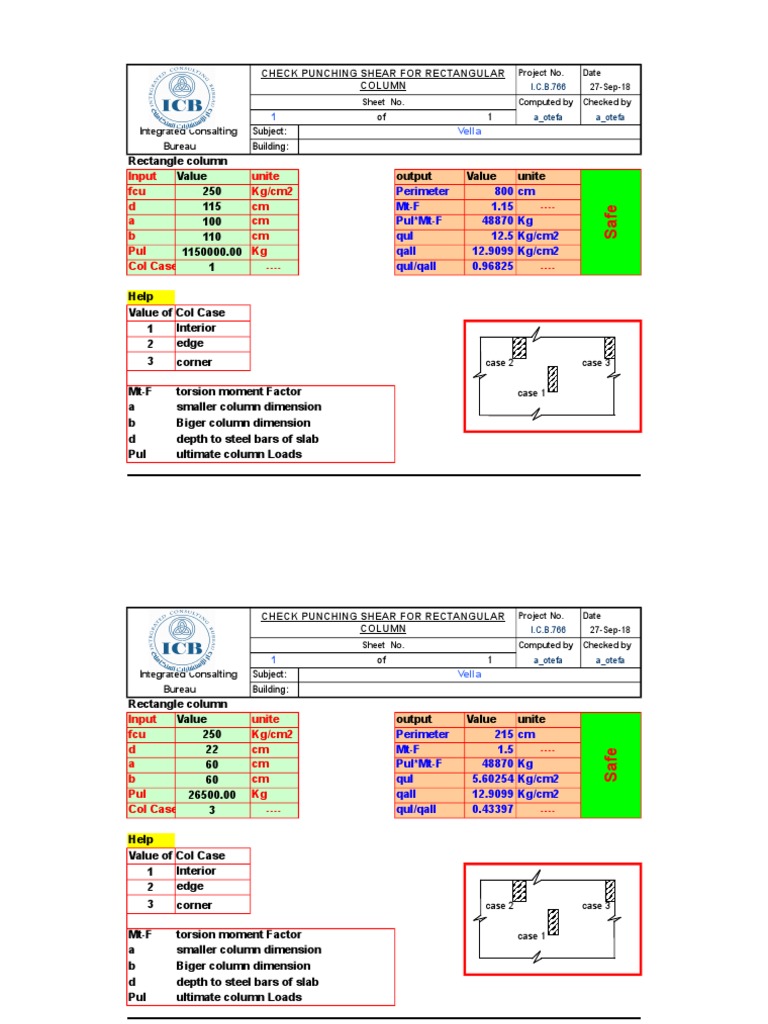 Input Unite Fcu Kg/cm2 D CM - A CM B CM Pul KG Col Case | PDF | Teaching Mathematics | Nature