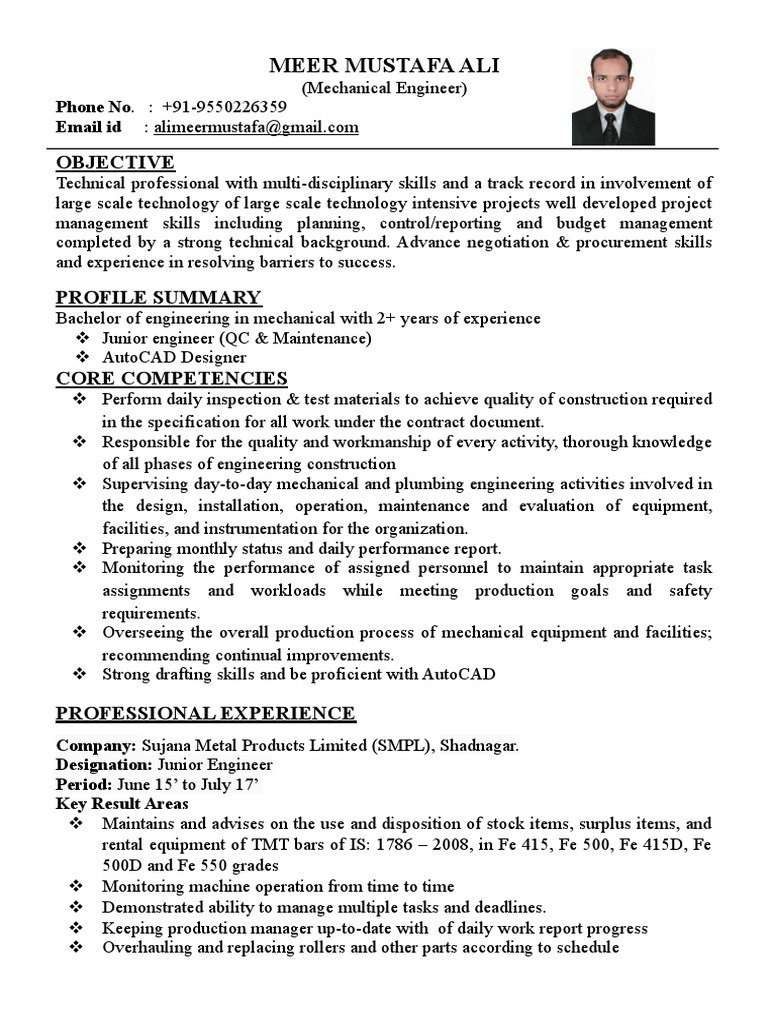 Resume QAQC | PDF | Engineer | Engineering