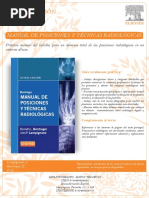Manual de Bolsillo de Posiciones Radiograficas | PDF