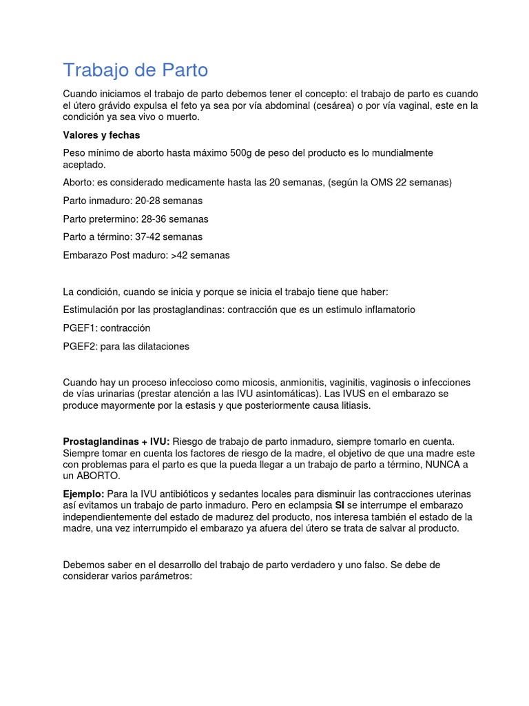 Obstetricia Segundo Parcial | PDF | Pelvis | Parto