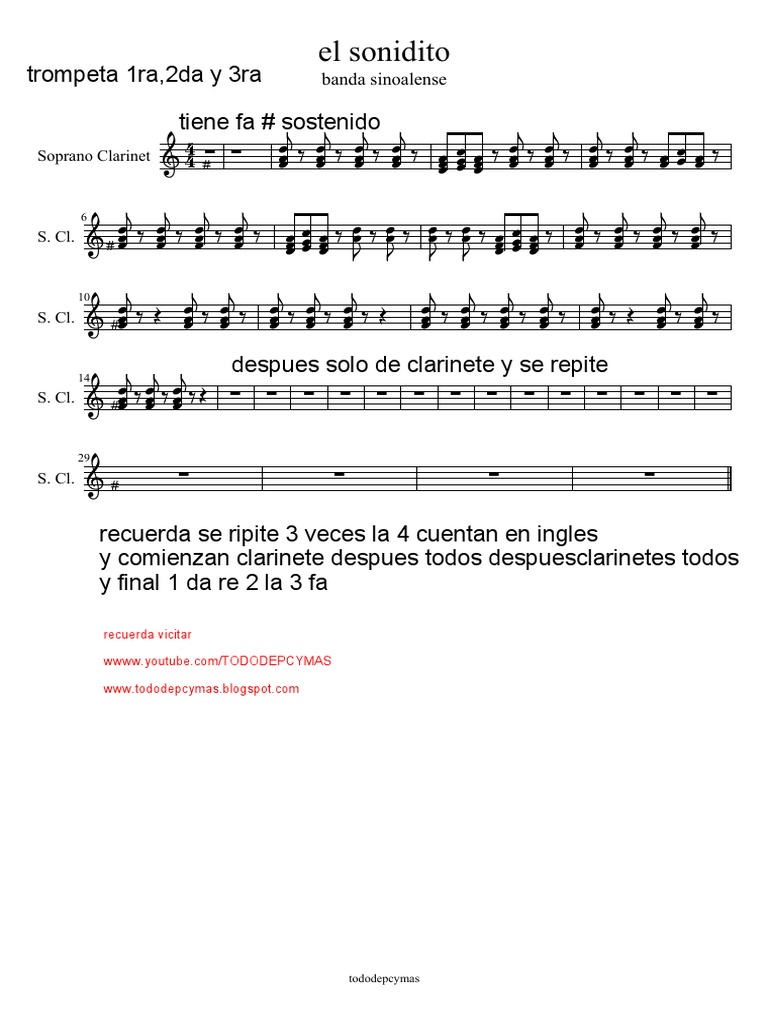 El Sonidito Trompeta1 | PDF | Producción musical | Aerófonos