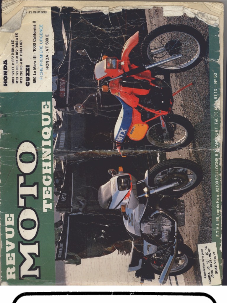 Manual Honda 125 MTX MBX | PDF | Foreign Language Studies | Teaching Methods & Materials