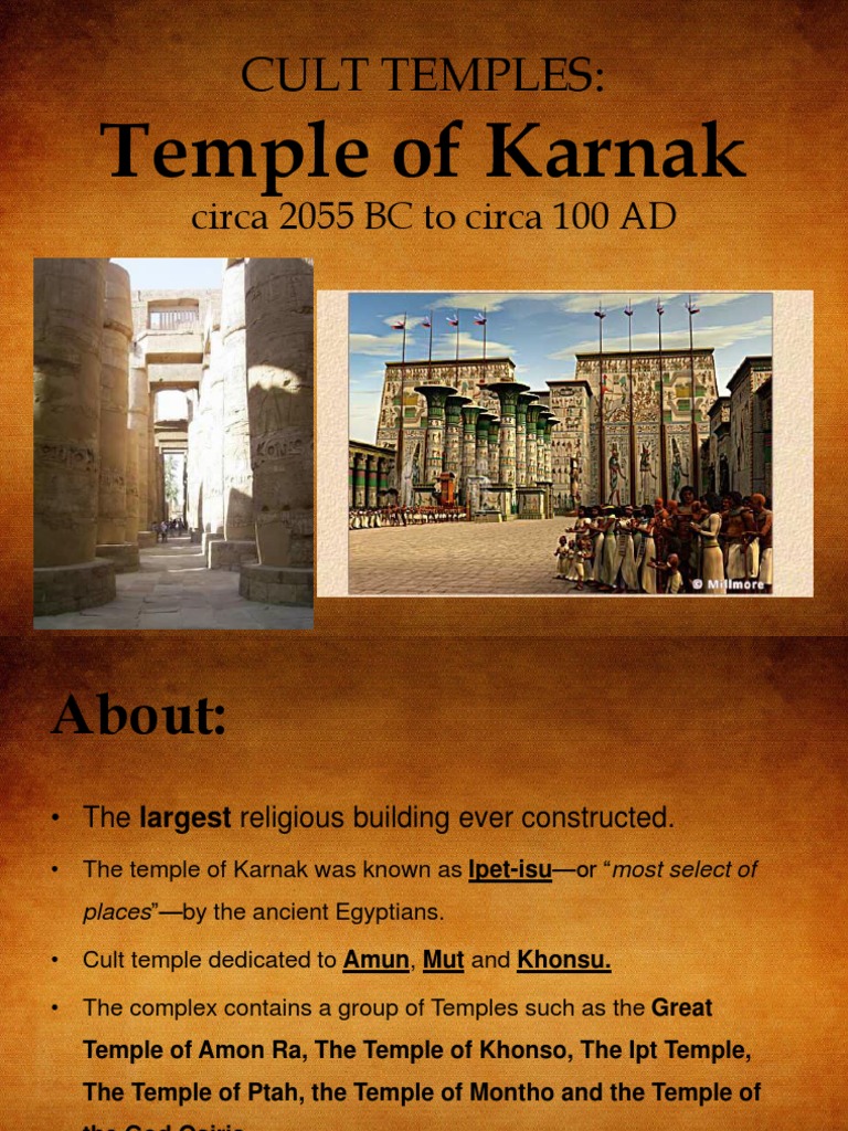 Cult Temples | PDF | Thebes | Polytheism