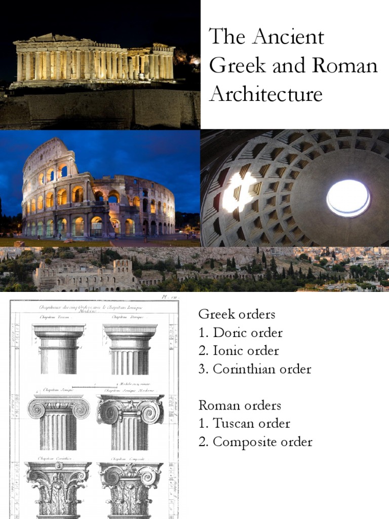 Ancient Greek and Roman Architecture | PDF | Ancient Rome | Classical ...