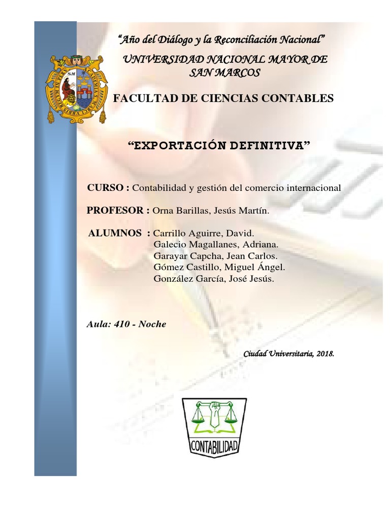 Exportación Definitiva: Proceso y Requisitos | PDF | aduana | Exportaciones