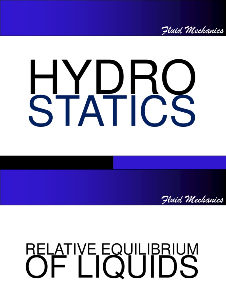 Relative Equilibrium of Liquids Explained | PDF | Lift (Force) | Force