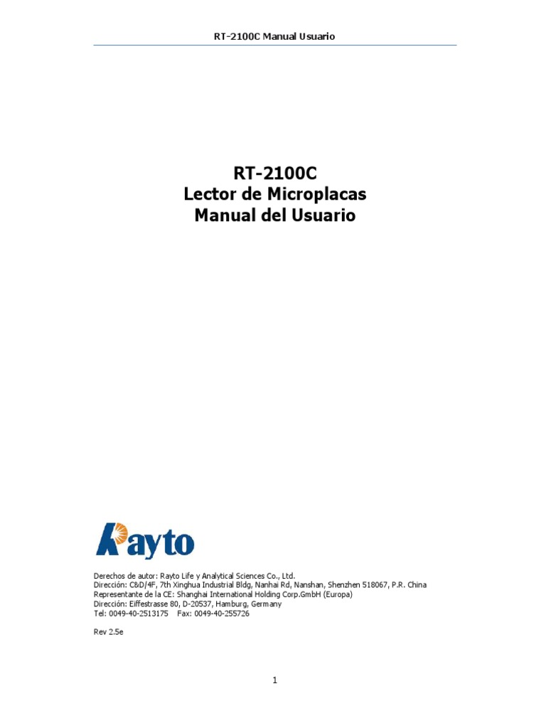 Rt-2100c Manual Usuario Español | PDF | Ventana (informática) | Logaritmo