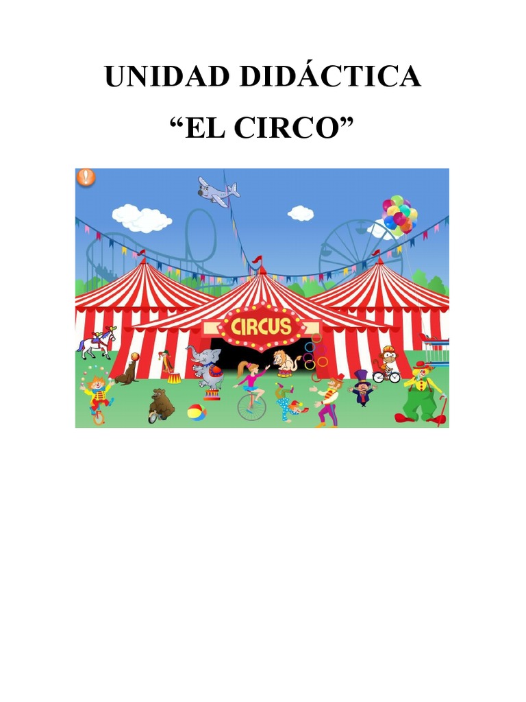 Unidad Didáctica: El Circo Infantil | PDF | Circo | Aprendizaje