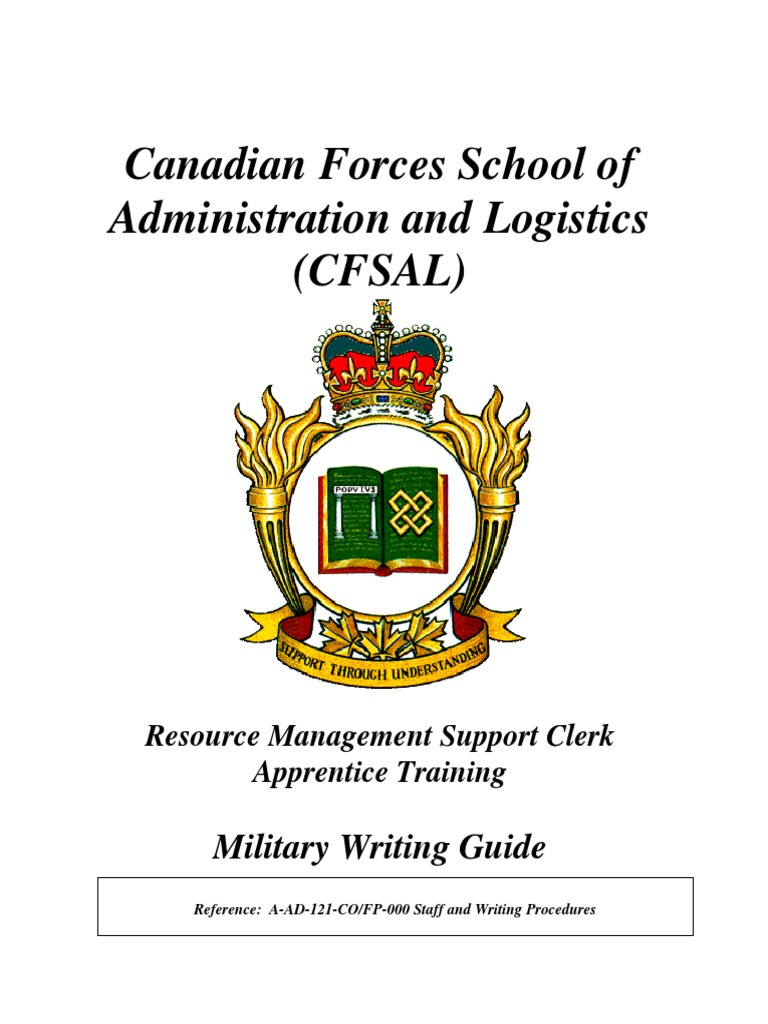 CF Military Writing Guide | PDF | Acronym | Linguistics