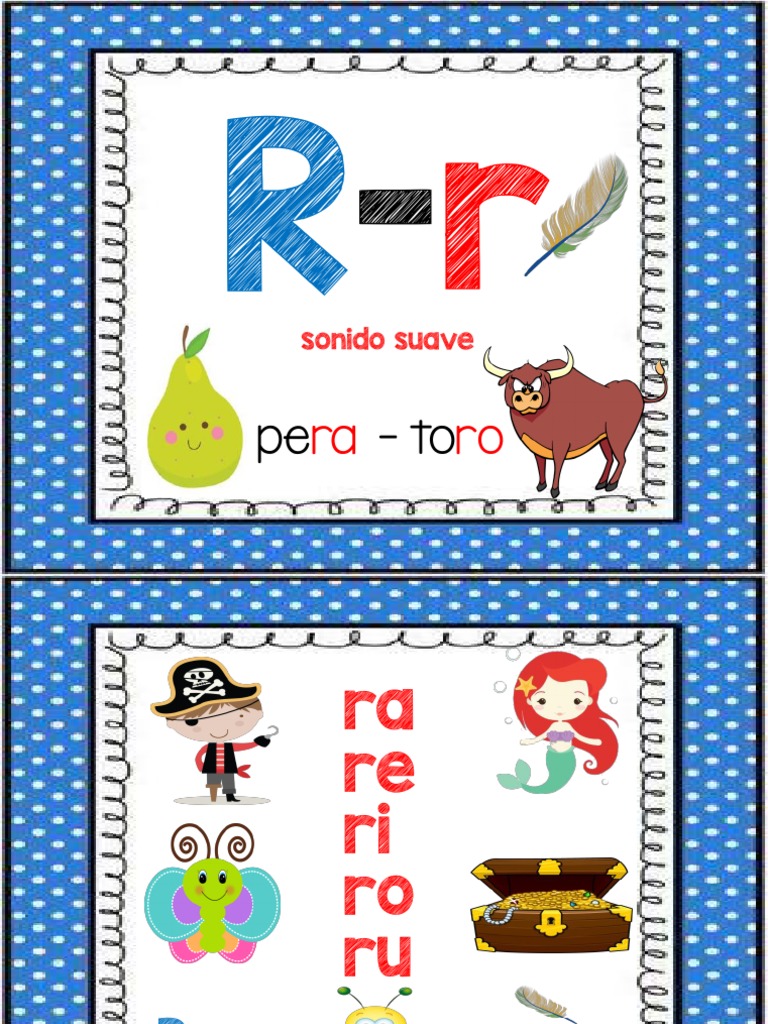 Tarjetas - Silabas R Fuerte | PDF