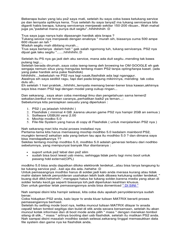 PS2 Isi Flashdisk | PDF