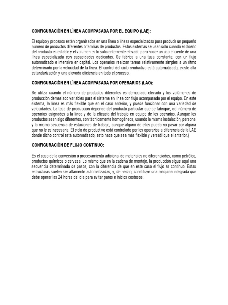 Configuración en Línea Acompasada Por El Equipo | PDF