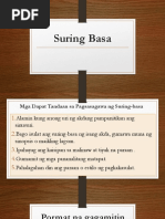 Mga Bahagi NG Suring Basa | PDF