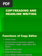 Copy Reading Symbols | PDF | Language Arts & Discipline