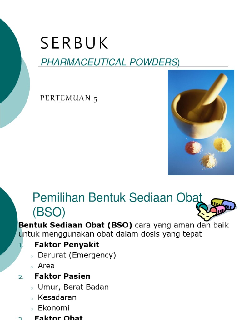 Serbuk (Pulvis-Pulveres) | PDF | Memasak, Makanan, & Anggur