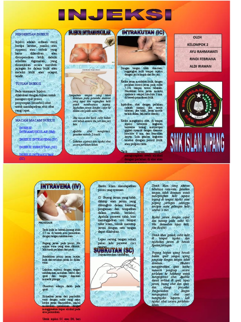 Brosur Injeksi | PDF
