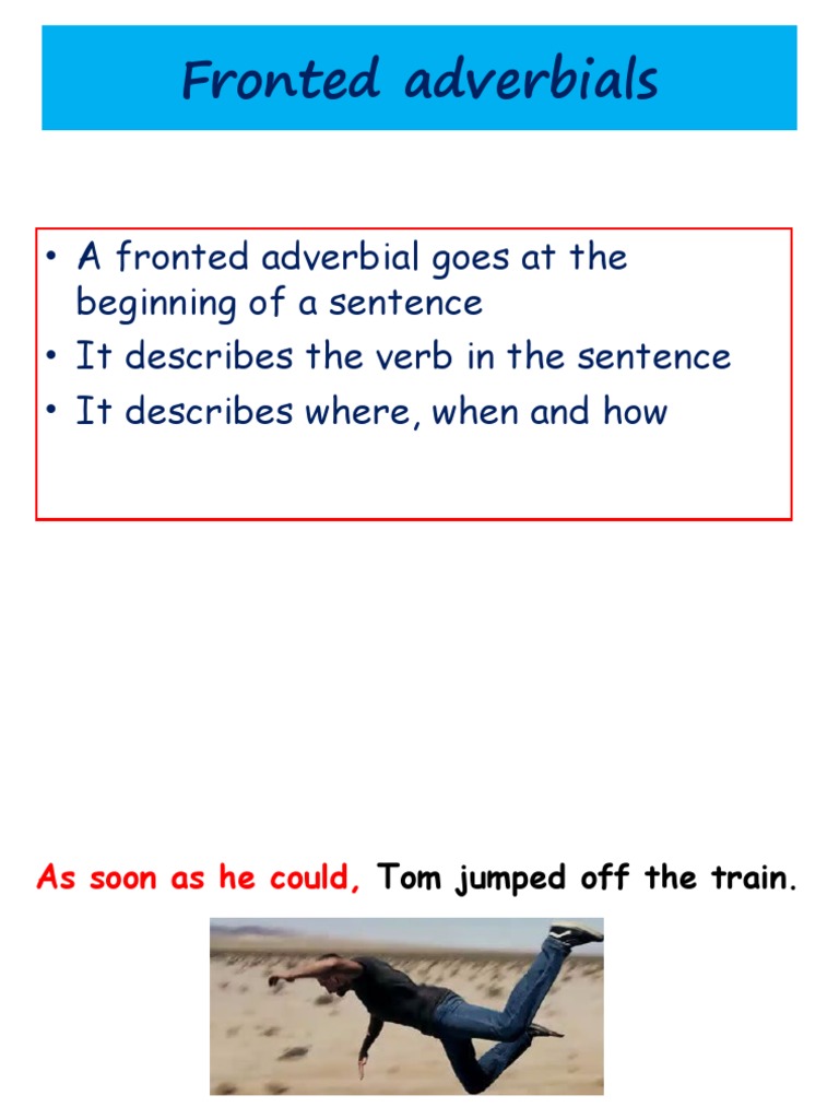 Fronted Adverbials | PDF