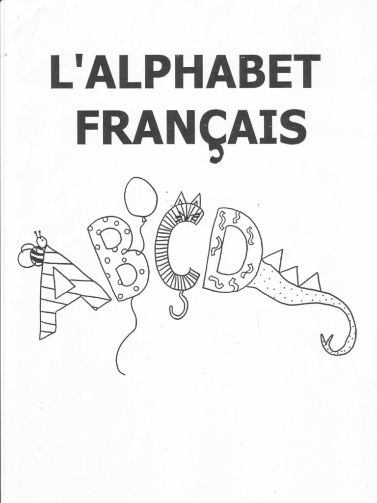 French Alphabet PDF | PDF | Writing | Symbols