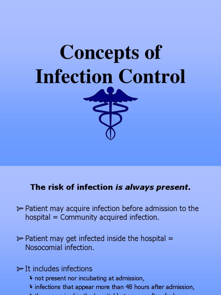 Concepts of Infection Control | PDF | Infection Control | Hospital ...