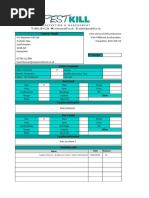 Monthly Pest Control Monitoring Report (Sample) | PDF