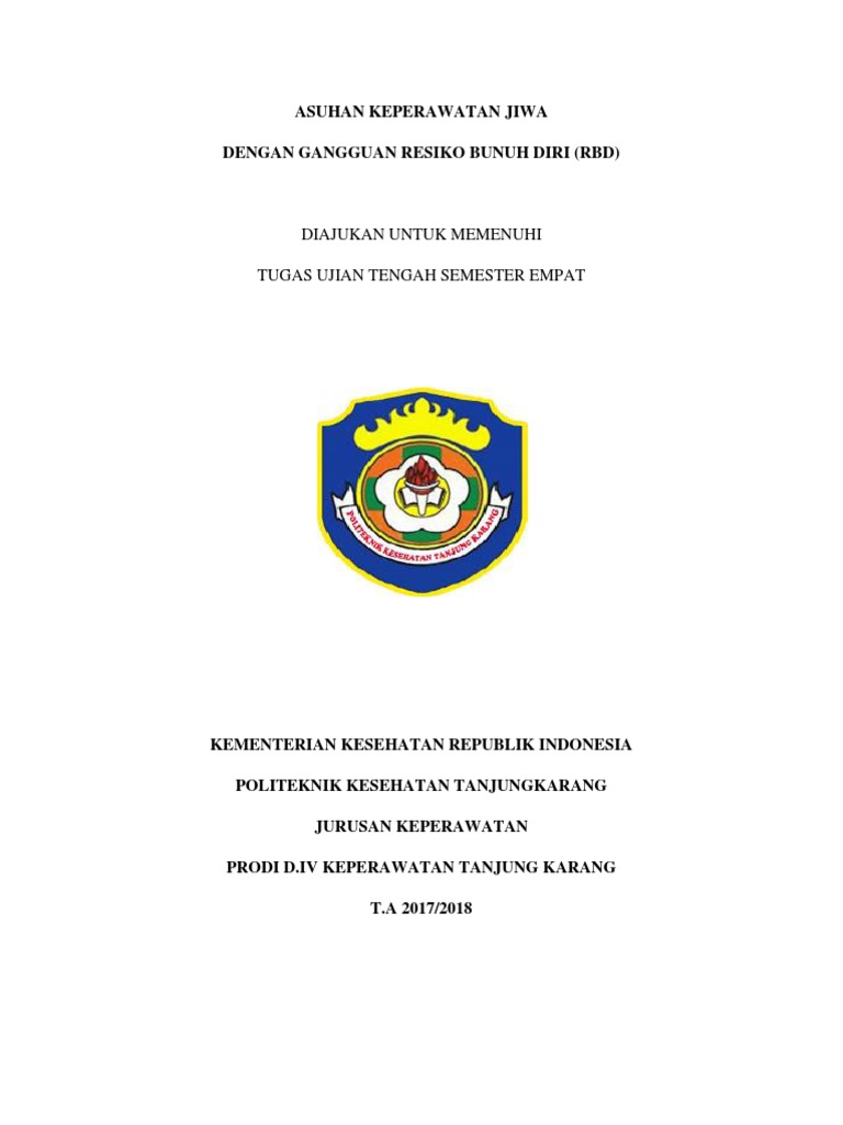 Askep Jiwa RBD Jadi FIX | PDF