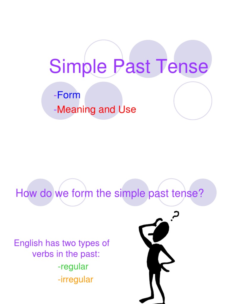 Explaining the Simple Past Tense | PDF | Grammatical Tense | Verb