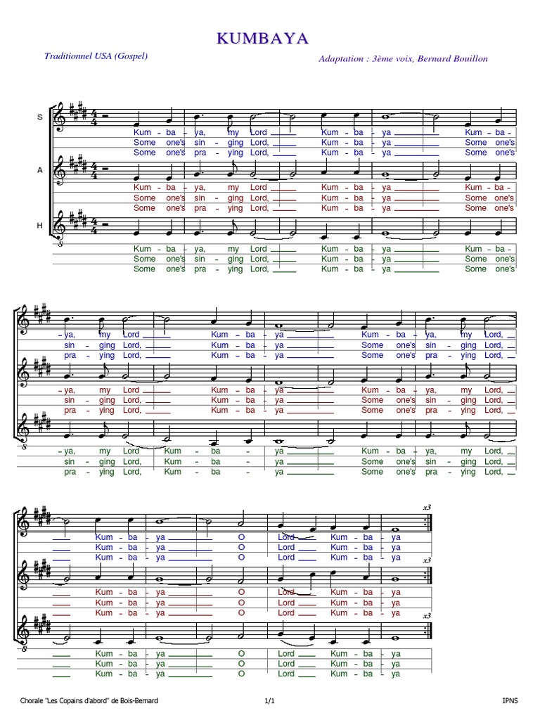Kumbaya PDF | PDF