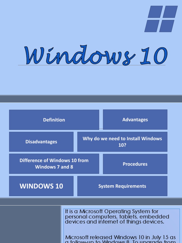 Windows 10 | PDF | Windows 10 | Windows 8