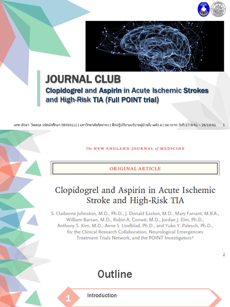 JC Stroke Final | PDF | Stroke | Aspirin