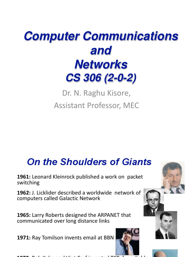 Computer Communications and Networks | PDF | Transmission Control ...
