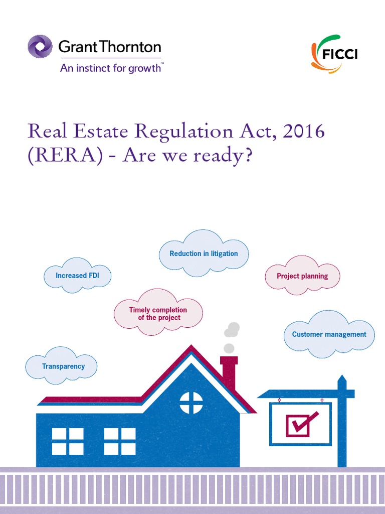 Real Estate Regulation Act, 2016 (RERA) - Are We Ready?: Reduction in ...