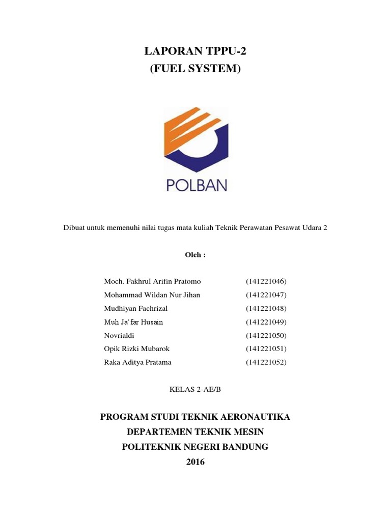 Laporan Tppu Fuel System | PDF