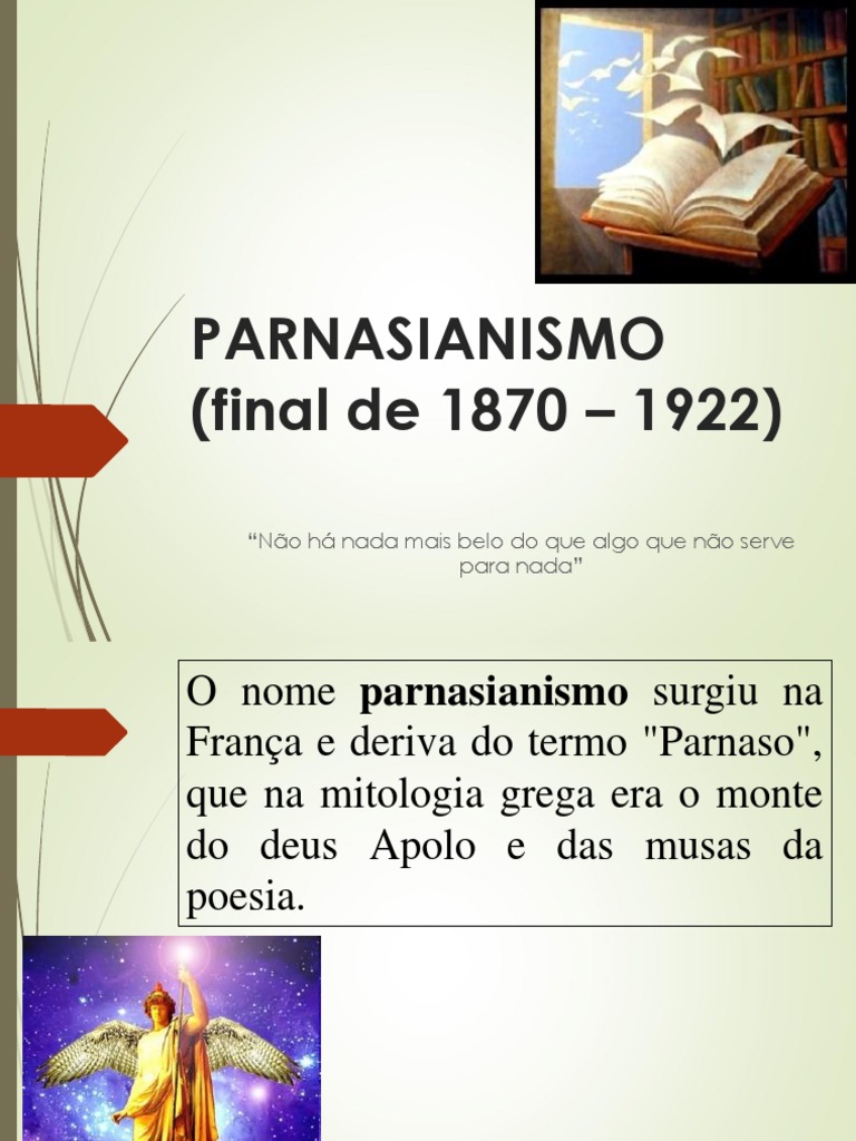 Parnasianismo: Estética e Poetas Brasileiros | PDF | Poesia