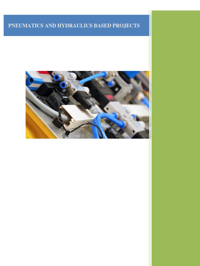 Latest Pneumatics and Hydraulics Based Projects PDF | PDF | Valve ...