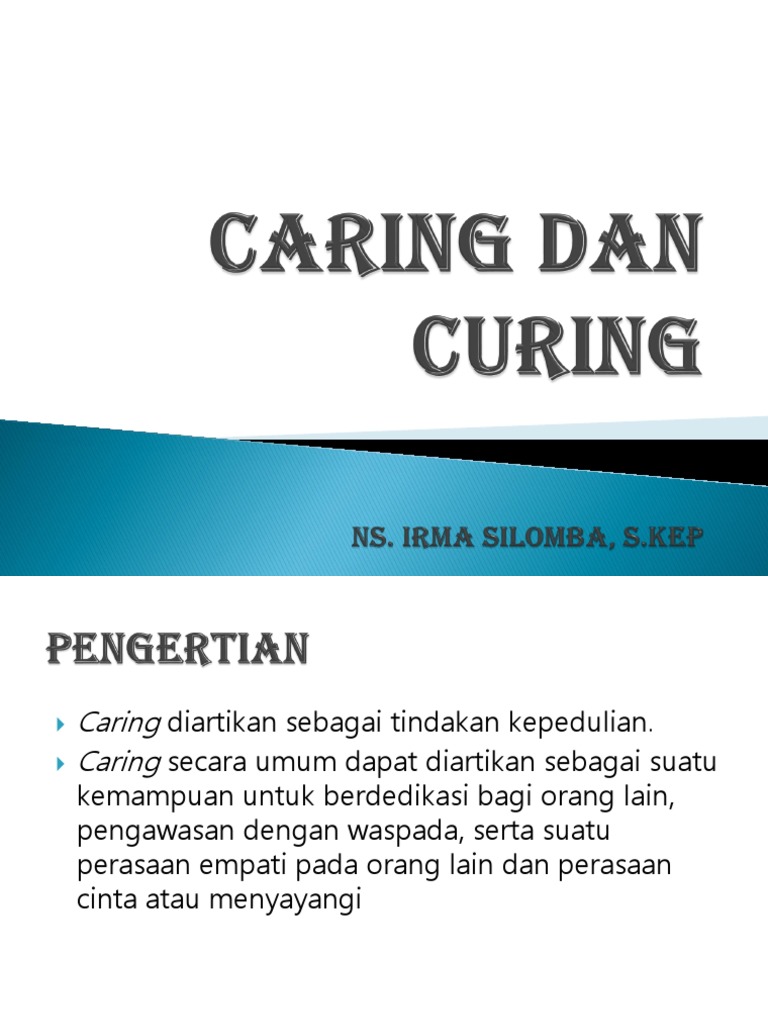 Caring Dan Curing | PDF