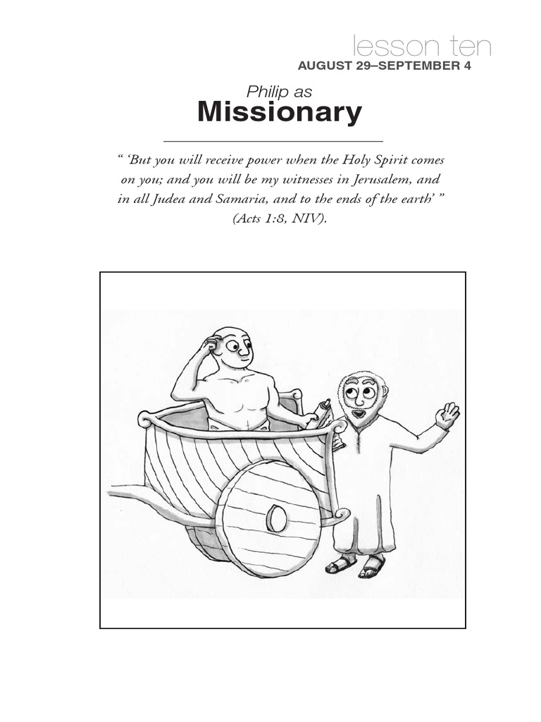 Missionary: Lesson Ten | PDF | Acts Of The Apostles | Gospel Of Mark