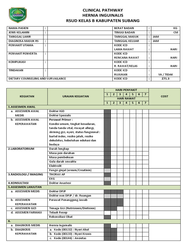 Clinical Pathway Hil 2018 | PDF