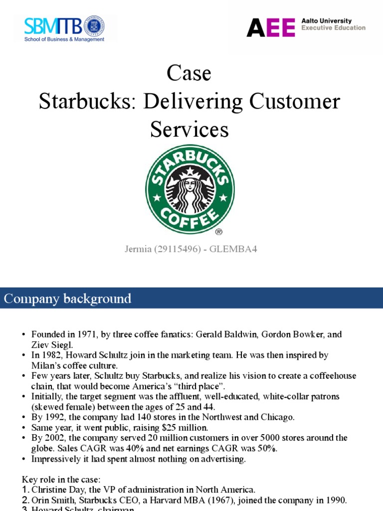Starbucks Deliveringcustomerservice 160222181028 | PDF | Starbucks ...
