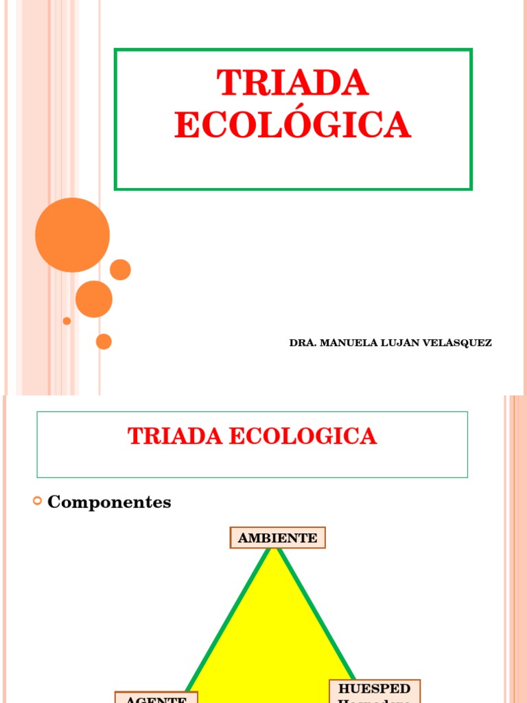 Triada Ecológica | PDF | Infección | Sistema inmune
