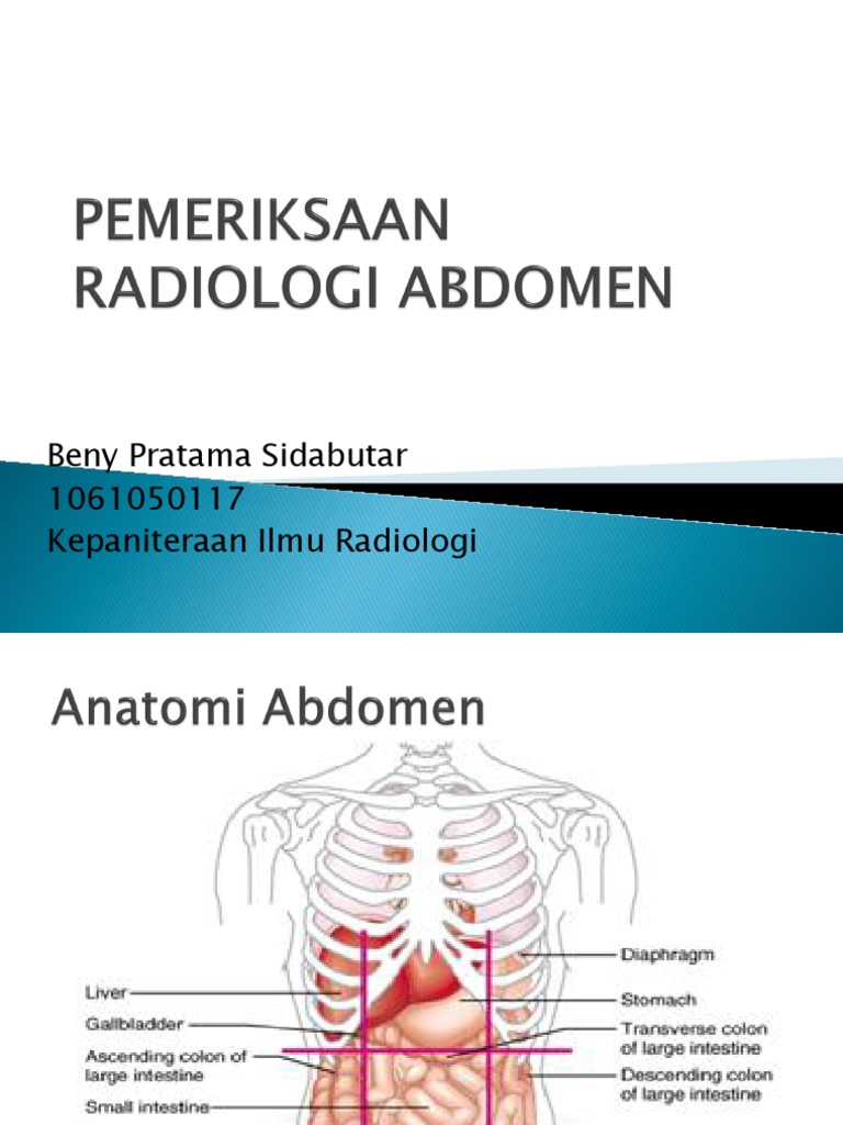 Radiologi Abdomen | PDF