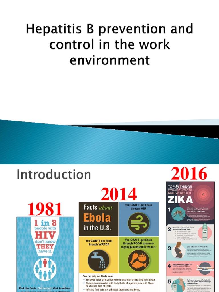 Hepa B Prevention in The Workplace | PDF | Hepatitis B | Hepatitis