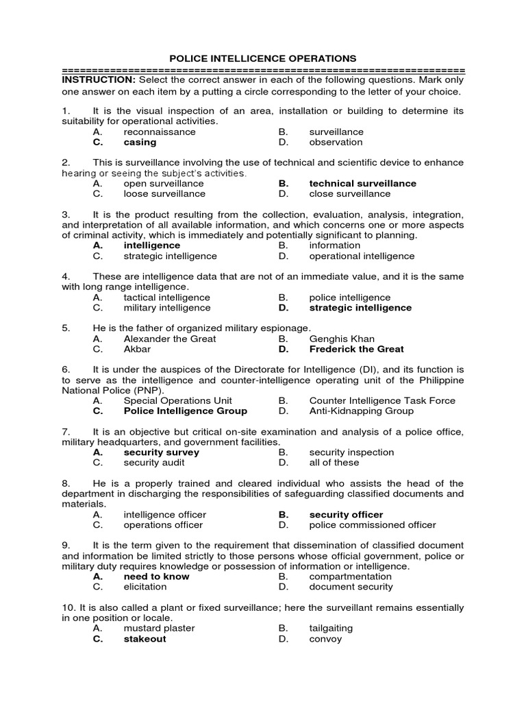 Intel | PDF | Counterintelligence | Security Clearance